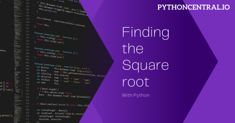 How To Calculate Square Root With Python Python Central